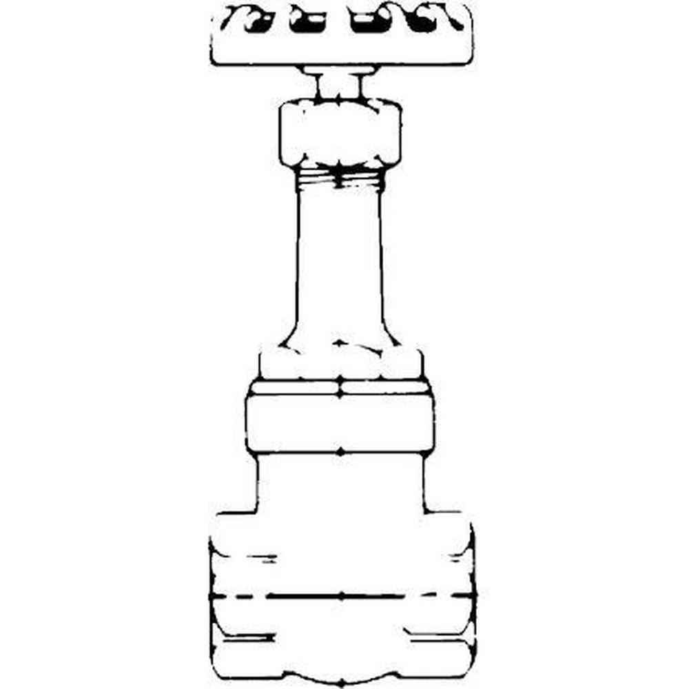 Crane Valve/Crane Energy Flow Sol 3/8 in. Bronze Threaded Gate Valve ...