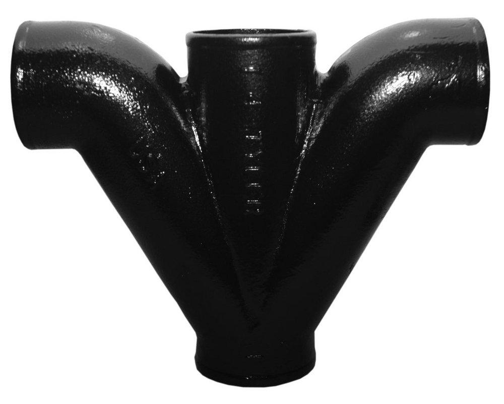 3 x 2 x 3 x 3 in. No-Hub Cast Iron Figure Five Fitting | Ferguson