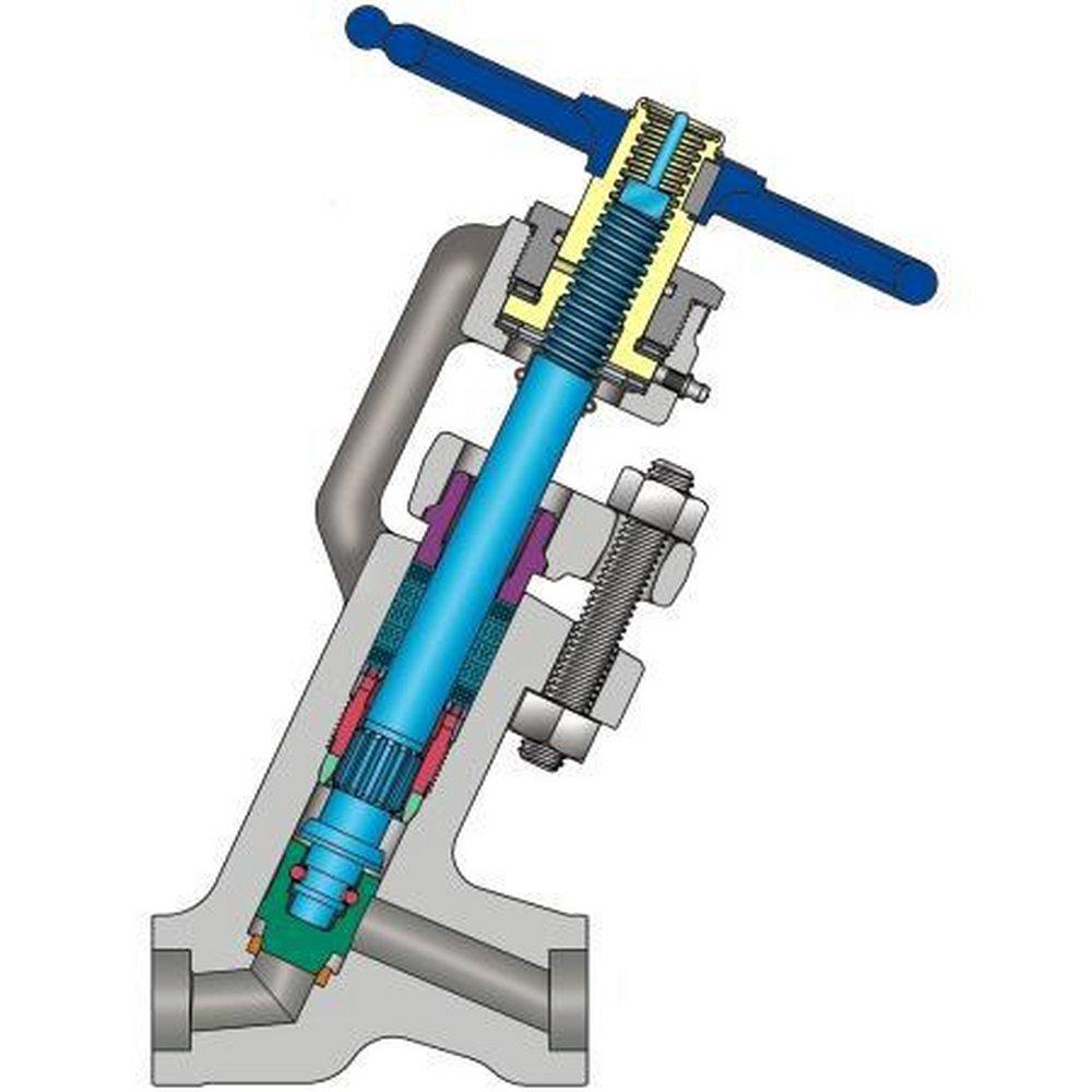 Velan Valve 2 in. Forged Steel Socket Weld Non-rising Valve Stem Globe ...
