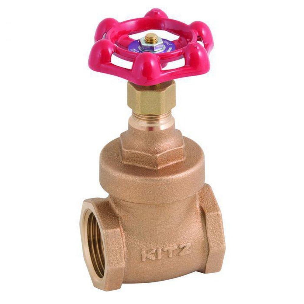 1 in. NPT Threaded Brass 125# Screw-In Bonnet Non-Rising Stem Gate ...