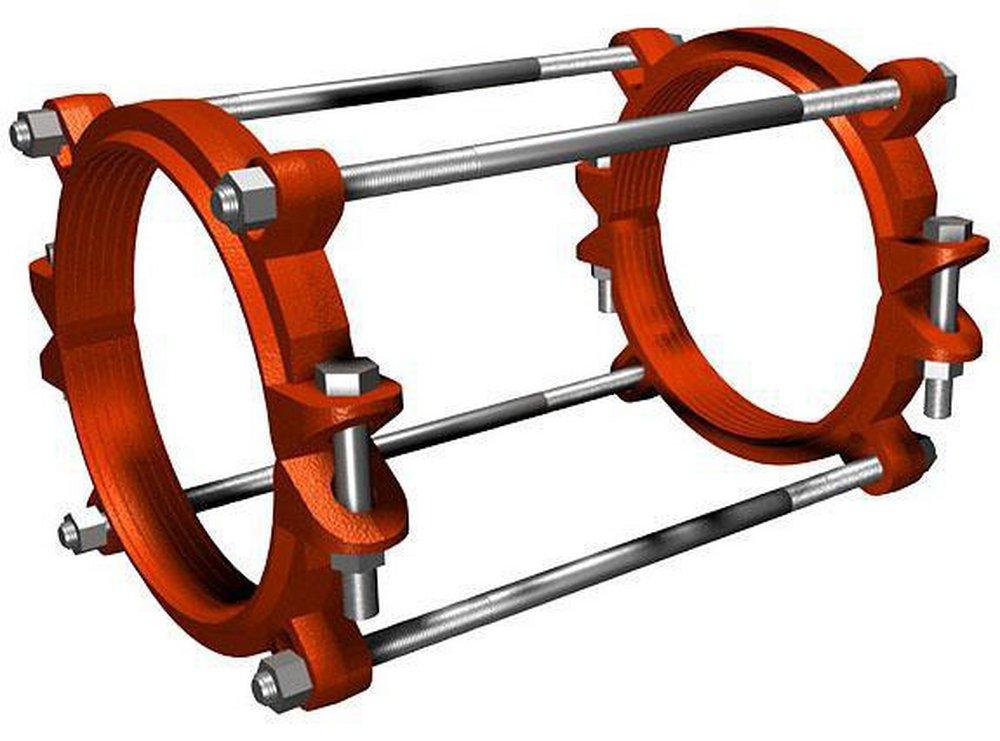 EBAA Iron 8 in. Bell End Joint Restraint For Water PVC Pipe and ...