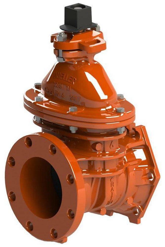 Mueller Company 6 in. Mechanical Joint x Flanged Ductile Iron Open Left ...