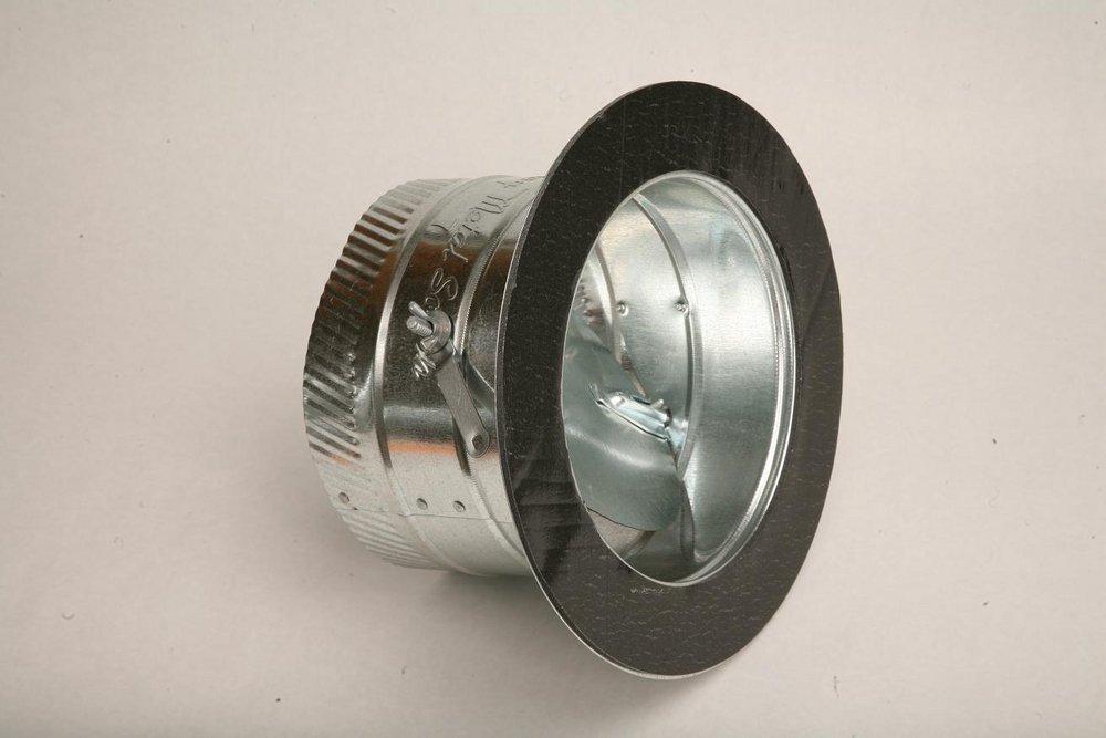 Gray Metal South 6 in. Airtight Adhesive Fitting with Damper | Ferguson