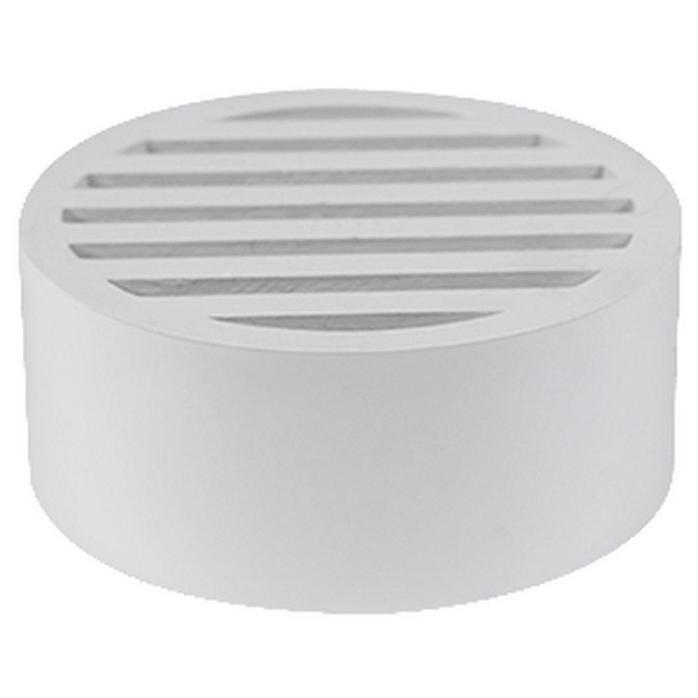 Genova 3 in. Schedule 40 PVC Drainage Waste & Vent Hub Flare Strainer ...