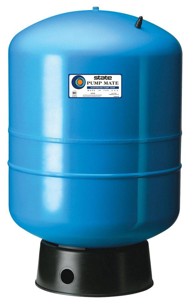 State 31 gal Steel Diaphragm Pump Tank with Metal and Plastic Base ...
