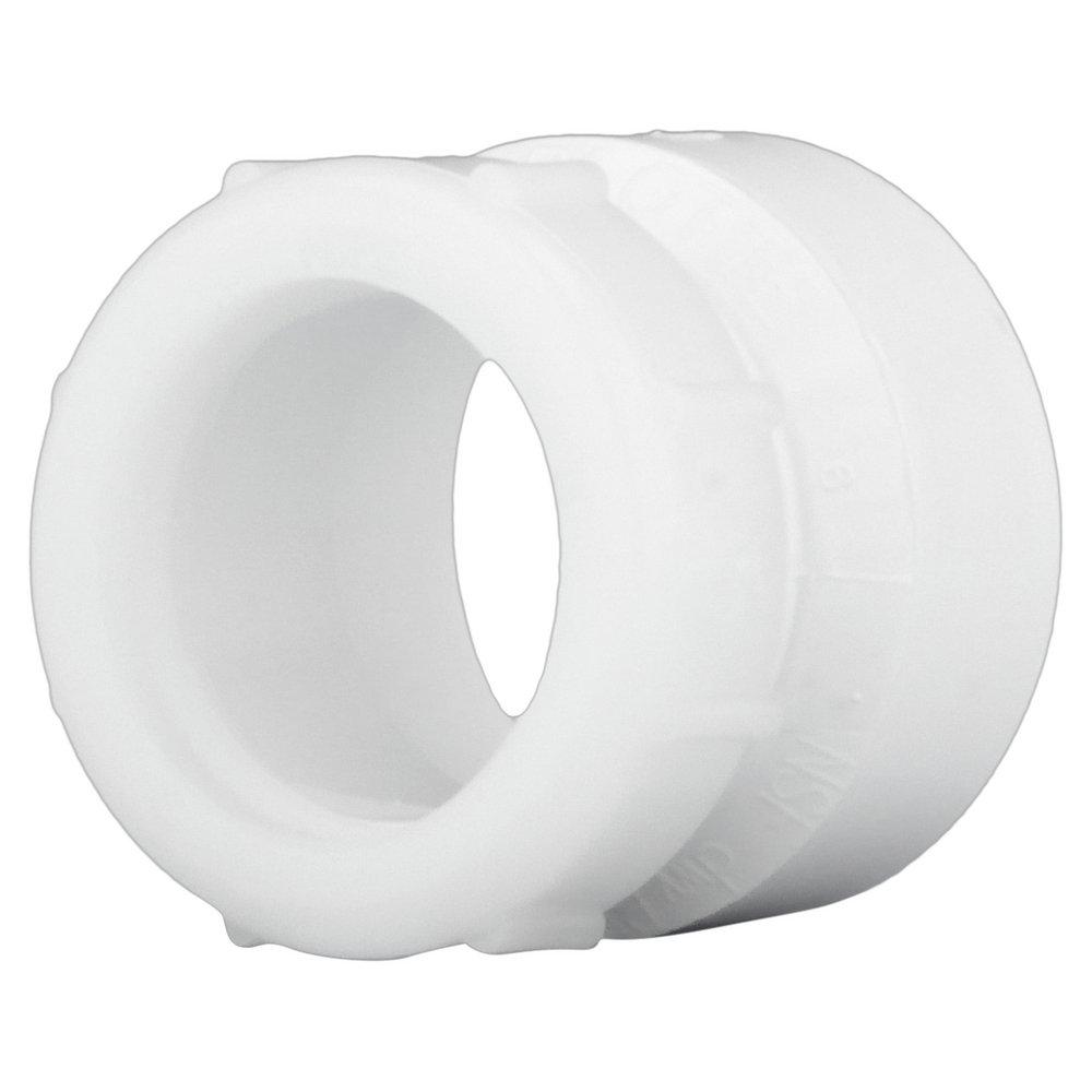 1-1/2 x 1-1/4 in. PVC DWV Female Trap Adapter with Washer ...