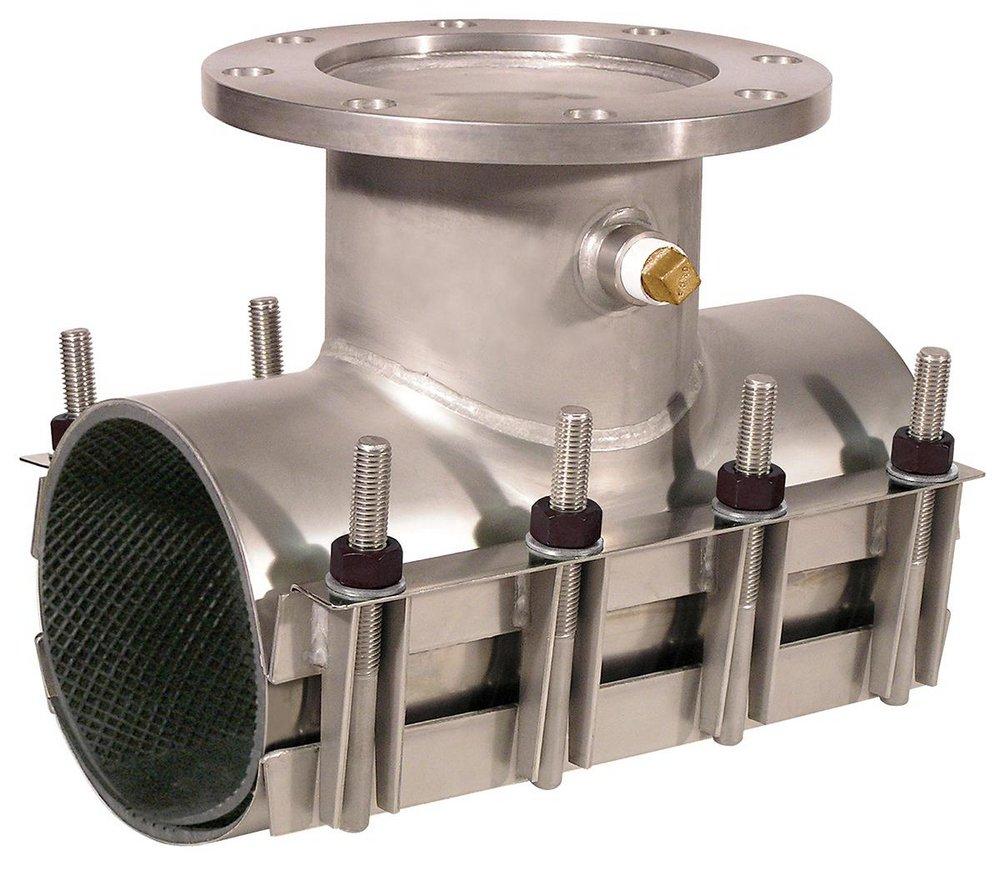 Ford Meter Box 12 x 12 x 24 in. Flanged Stainless Steel Tapping Sleeve | Ferguson