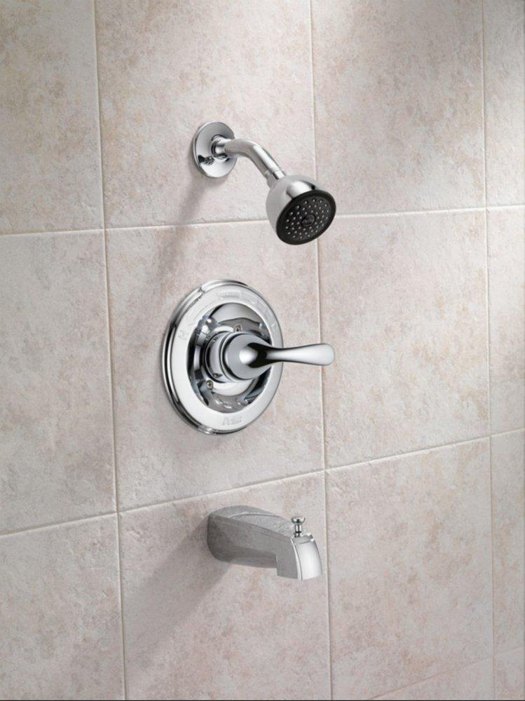 Delta Faucet One Handle Single Function Bathtub & Shower Faucet in ...