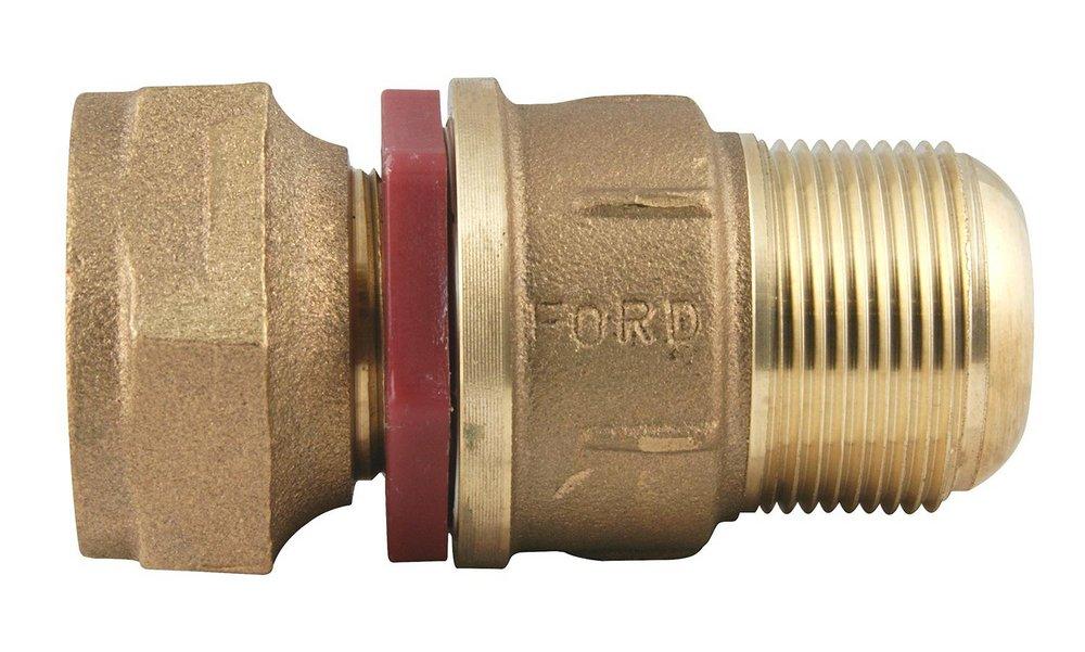 Ford Meter Box 1 in. Female Flared x Male Flared Service Insulator ...