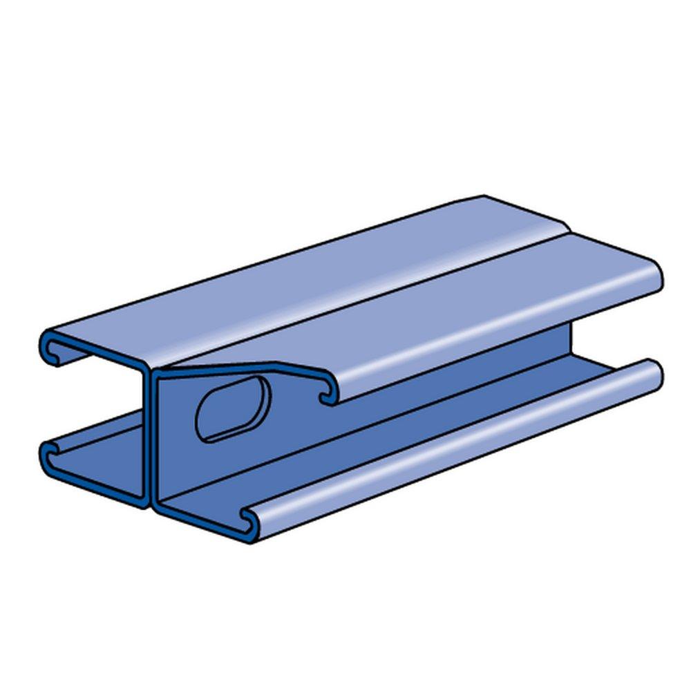 Unistrut 1-5/8 in. x 20 ft. 12 ga Pre-galvanized 304 Stainless Steel ...