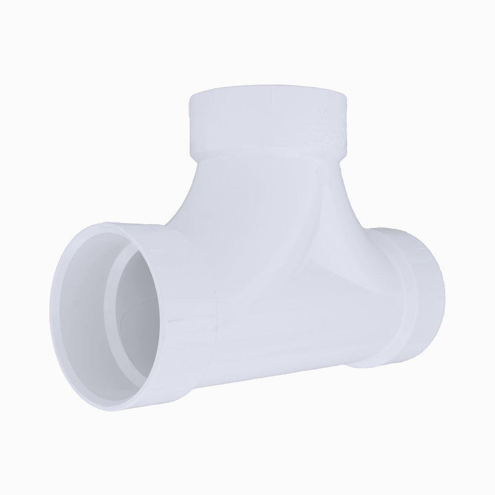4 in. PVC DWV 2-Way Cleanout Tee | Ferguson