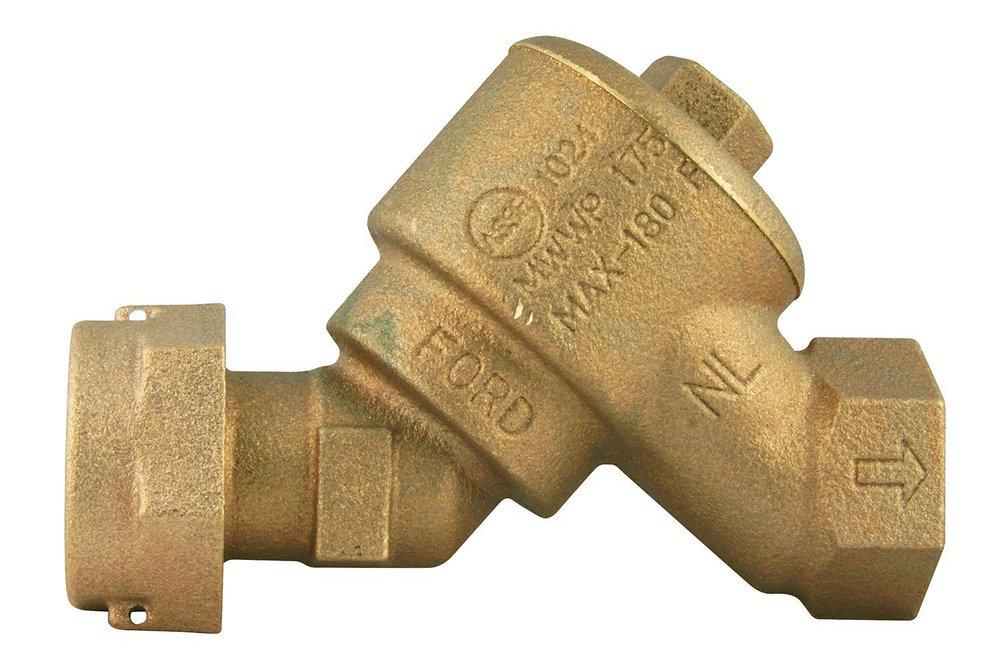 Ford Meter Box 3/4 in. Meter Swivel Nut x FIPT Brass Double Check Valve ...