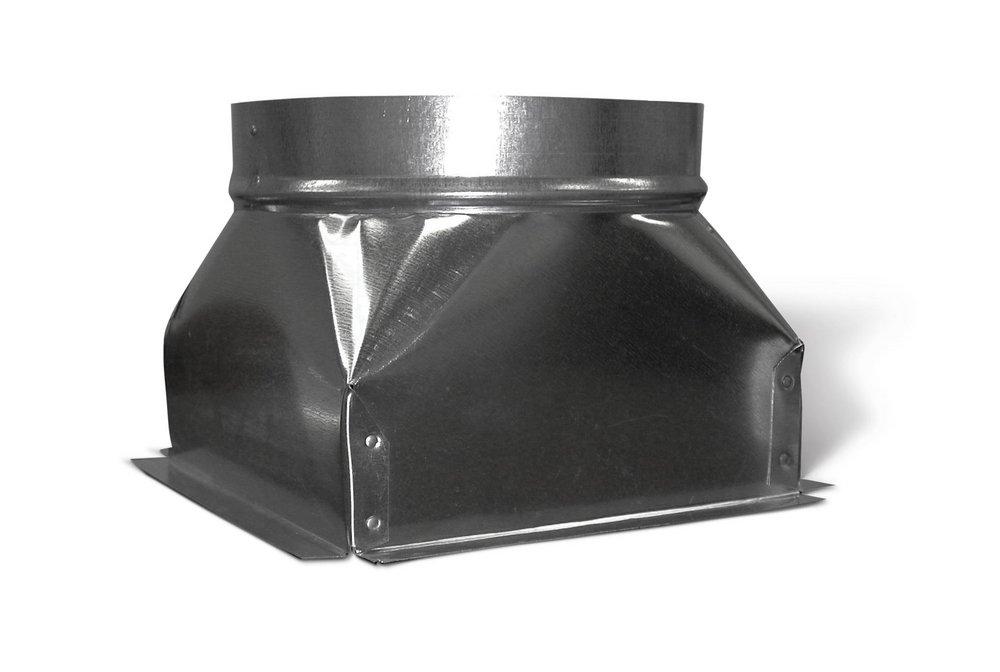 16 in x 16 in x 16 in Duct Square-To-Round | Ferguson