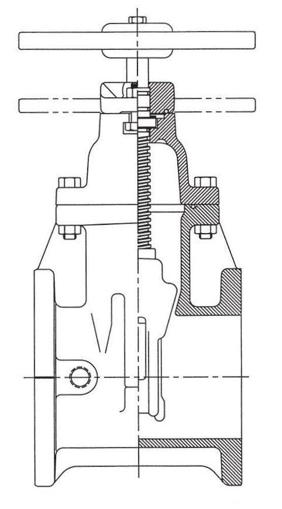 Clow Valve 12 in. Flanged Ductile Iron Open Left Resilient Wedge Gate ...