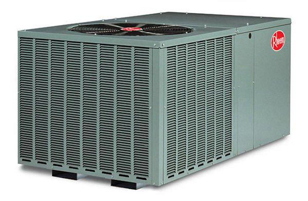 Rheem 3 Ton 14 SEER Packaged Heat Pump 10 kW Electric Heat R 410A Ferguson