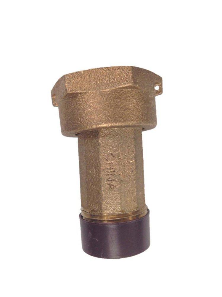 JSJ Corp 1 x 1 in. Water Meter Nipple with Tailpiece & Nut Assembly ...