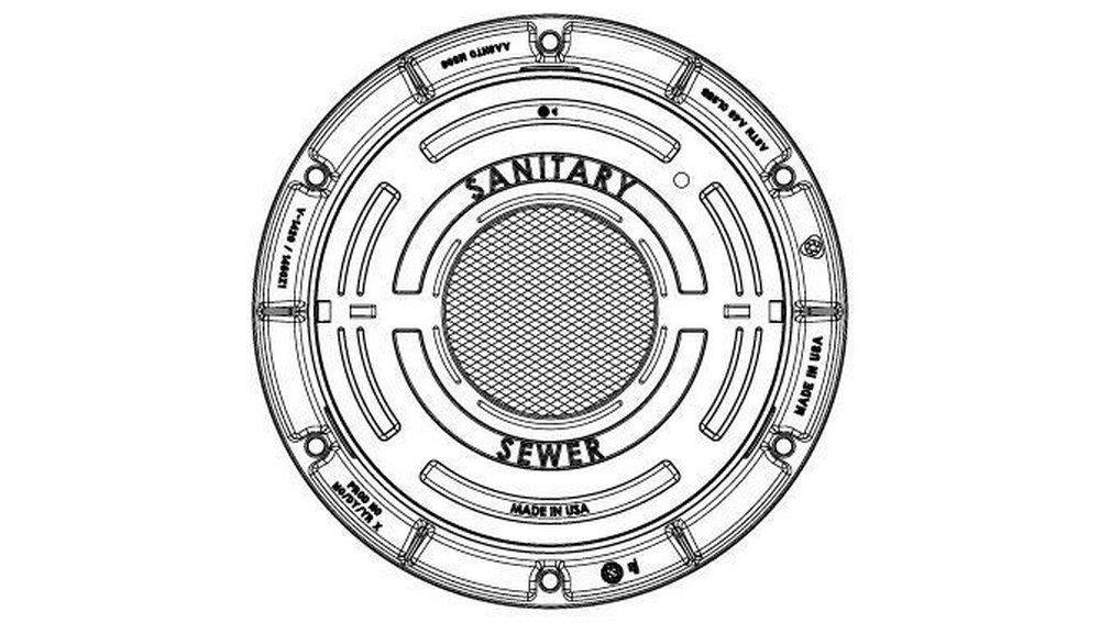 EJ Ductile Iron Stainless Steel Rheemed and Chamfer Manhole Frame And ...