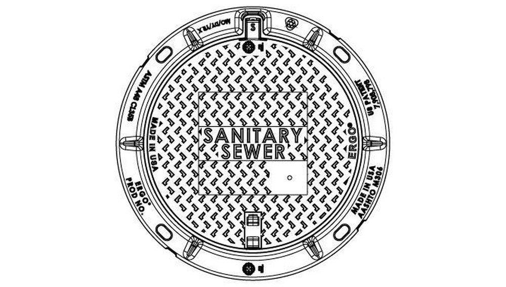 EJ 24 in. Manhole Ring and Cover | Ferguson