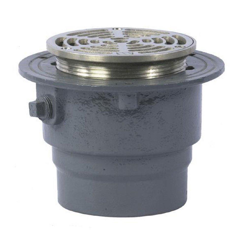 Watts 2 No-Hub HUB Floor Drain With 6 NIBR TOP | Ferguson