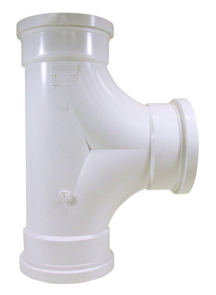 TRENCH TOUGH PLUS 6 in. Gasket Heavy Wall Sewer Straight SDR 26 PVC 2 ...