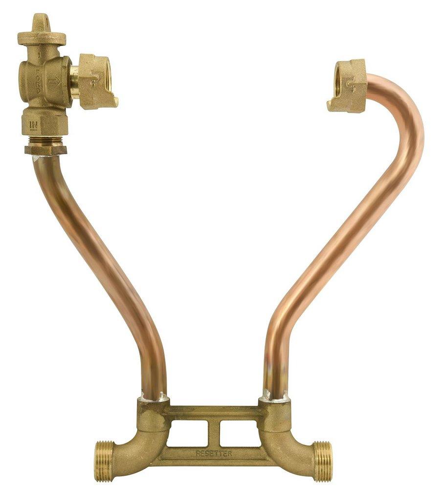 10 in. Brass Meter Resetter with Angle Ball Valve and Meter Nut | Ford ...