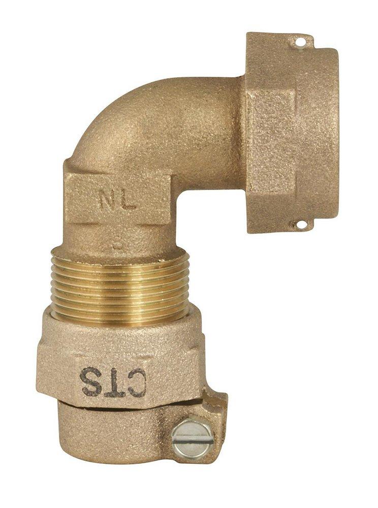 Ford Meter Box 1 in. Meter Swivel x Pack Joint 90 Degree Bend | Ferguson