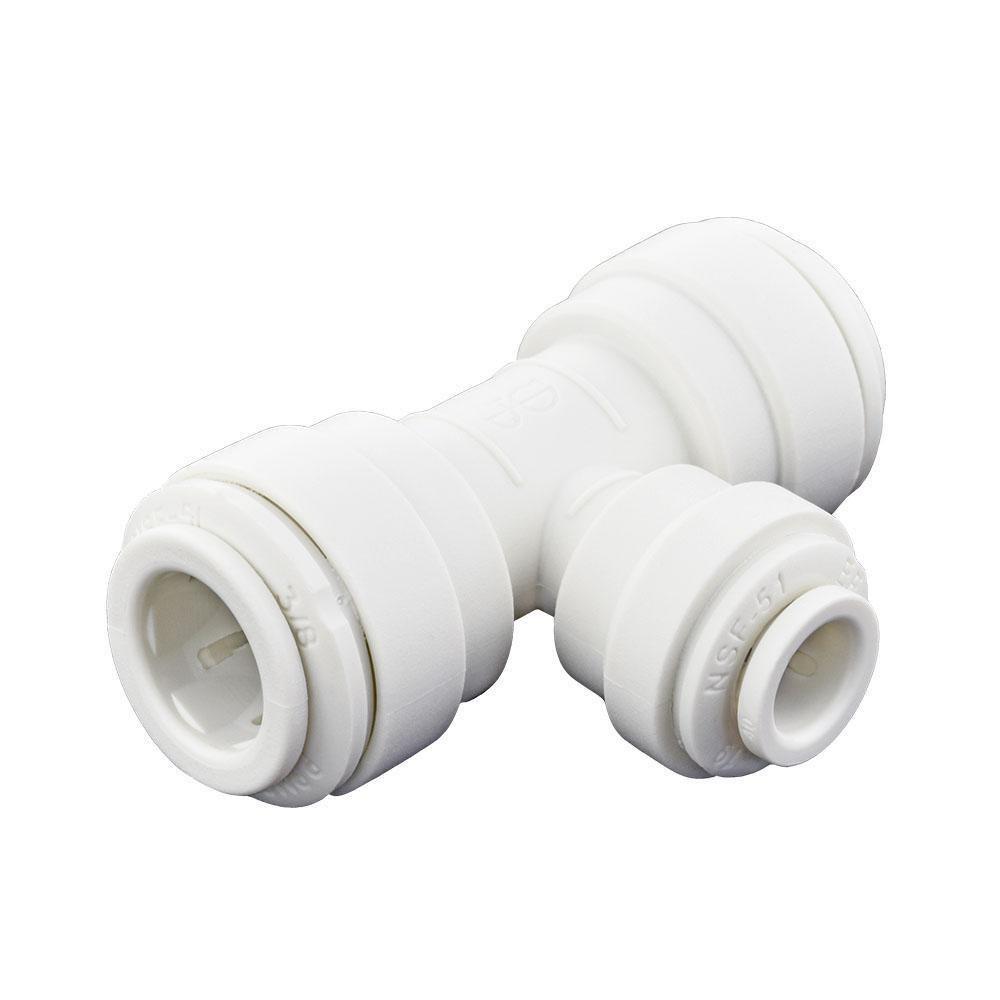 John Guest 3/8 x 3/8 x 1/4 in. OD Tube Plastic Reducing Tee | Ferguson