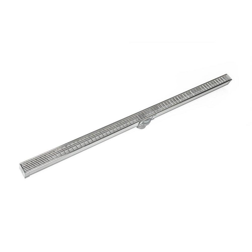 Infinity Drain 2 in. Threaded Plastic Stainless Steel Shower Drain ...