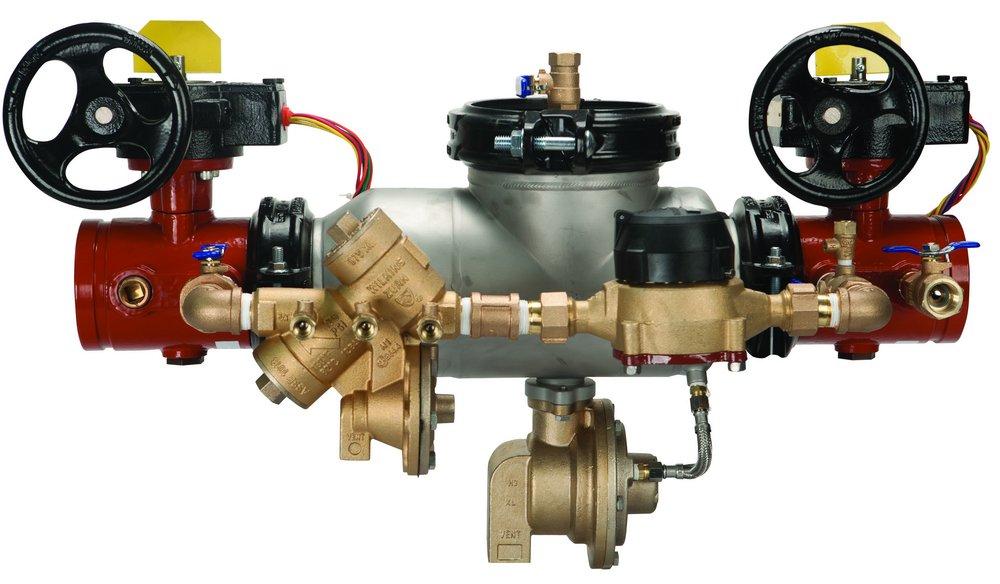 Zurn Wilkins 4 in. Stainless Steel Grooved 350 psi Backflow Preventer ...