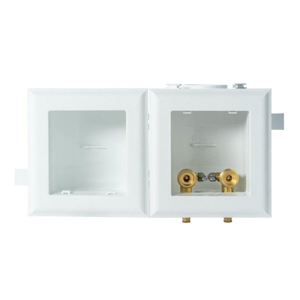 Water-Tite Washing Machine F1807 PEX Supply Box with Auxiliary Drain ...