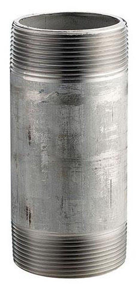 3 x 6 in. MNPT Schedule 40 304L Stainless Steel Weld Threaded Both End ...
