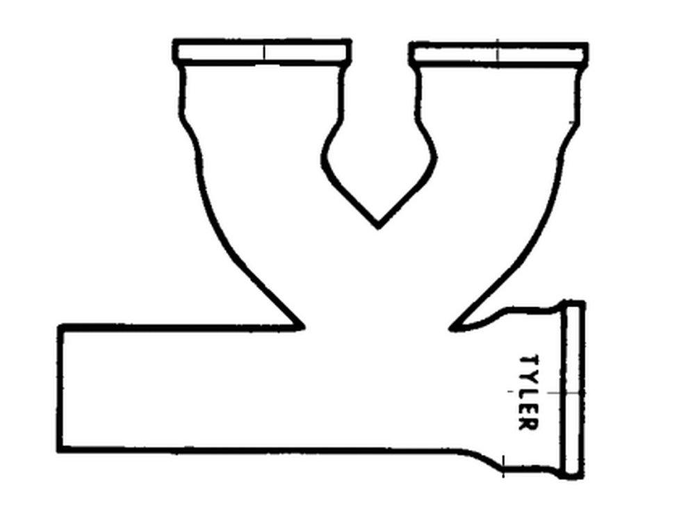 Tyler Pipe 6 x 4 in. No Hub Cast Iron Reducing Cleanout | Ferguson