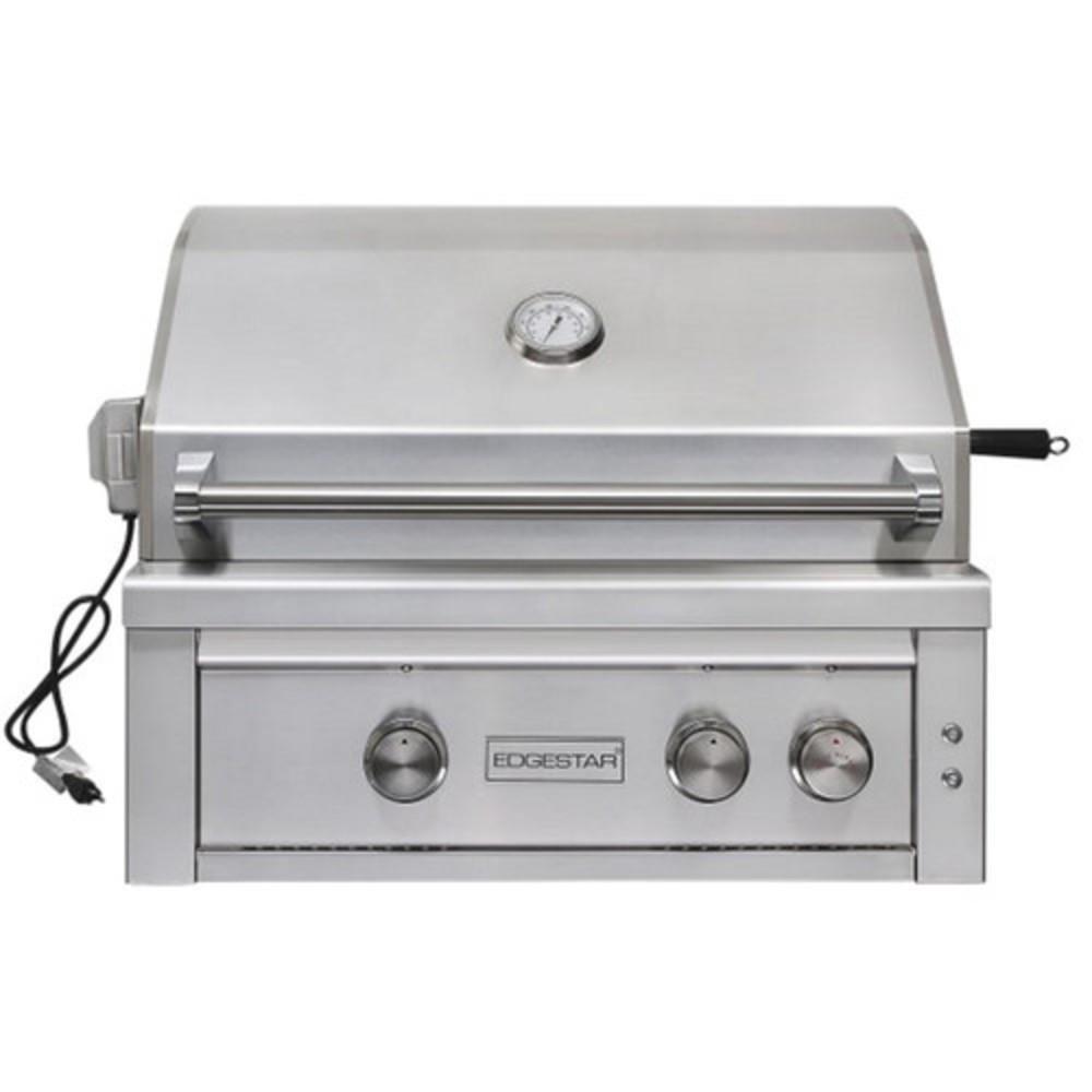 Edgestar 30 in. 3-Burner Natural Gas Built-in Grill in Stainless Steel ...