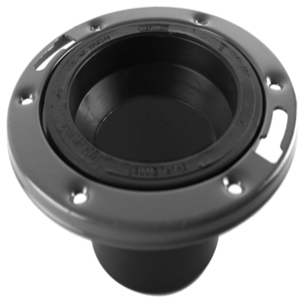 4 x 4 in. ABS DWV Adjustable Spigot Flange with Ring | Ferguson