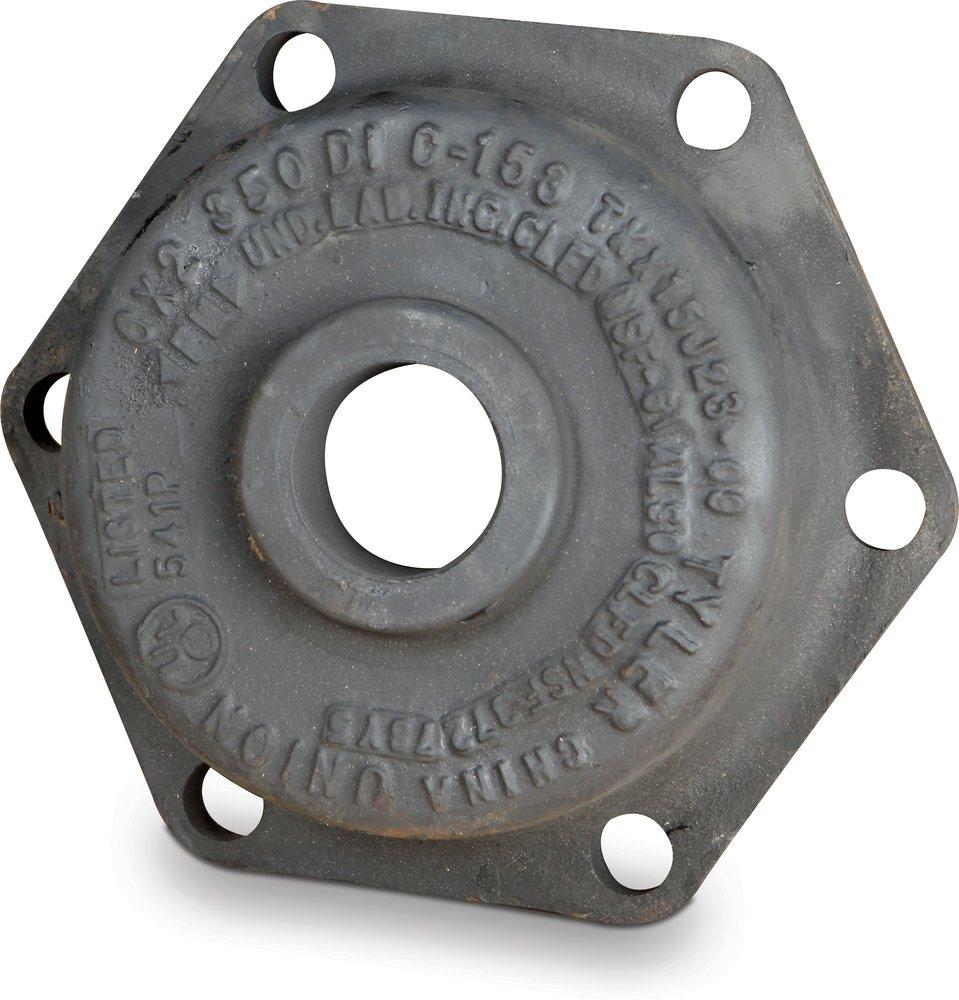 10 in. Mechanical Joint Global Ductile Iron Tapped Cap | Ferguson