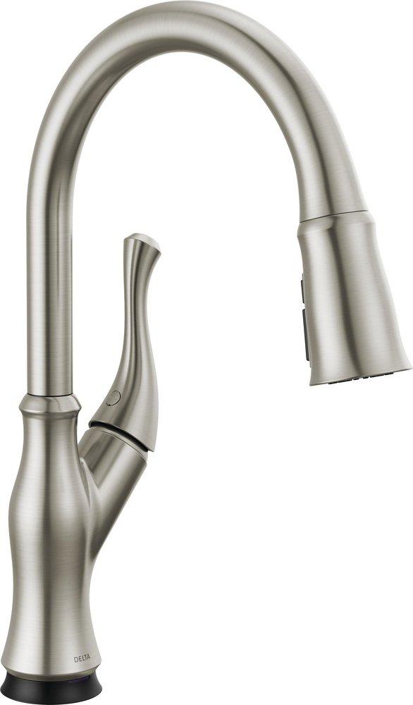 Delta Faucet Single Handle Pull Down Kitchen Faucet with Touch ...