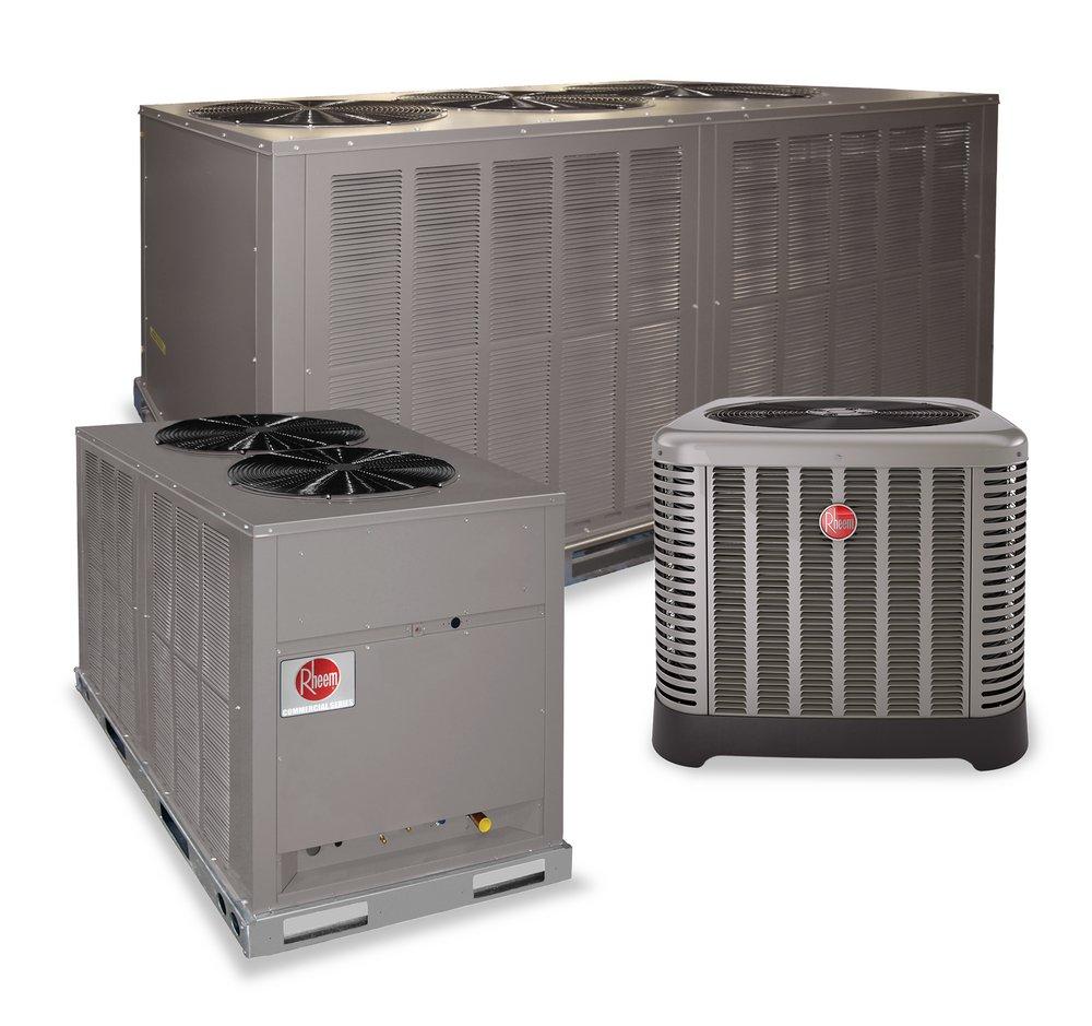 Rheem 10 Ton Two Stage R-410A Commercial Air Conditioner Condenser ...